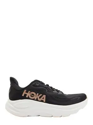 Hoka Clifton 10 Mesh-knit Sneakers - Black