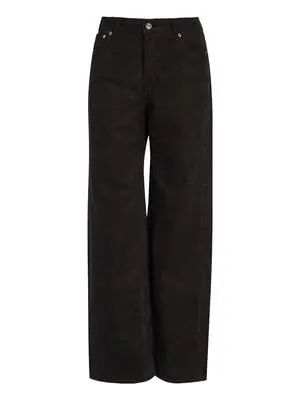 Our Legacy Treble Cut Wide-leg Corduroy Trousers - Dark Brown