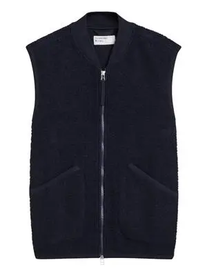 Universal Works Wool-blend Vest - Navy