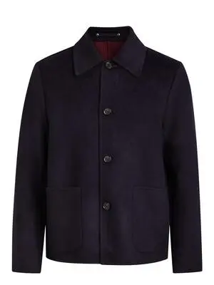 Paul Smith Wool-blend Jacket - Navy