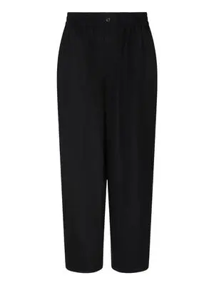 Giorgio Armani Pleated Tailored Trousers - Black