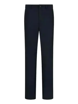Giorgio Armani Straight-leg Trousers - Blue