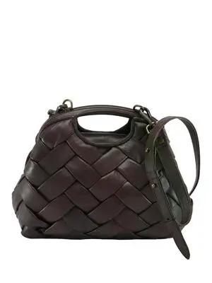 Officine Creative Helen Woven Tote Bag - Brown