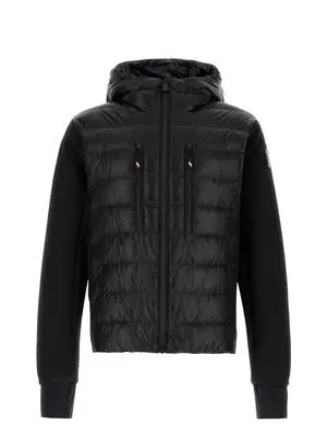 Moncler Padded Zip-up Hoodie - Black