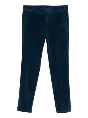 PT TORINO Master Corduroy Slim-fit Trousers - Blue