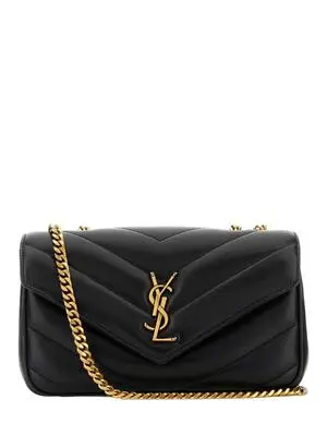 Saint Laurent Small Loulou Shoulder Bag - Black