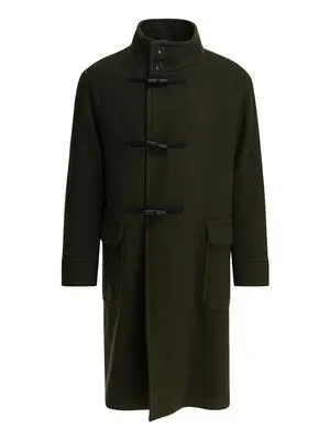Tagliatore Long Coat - Green