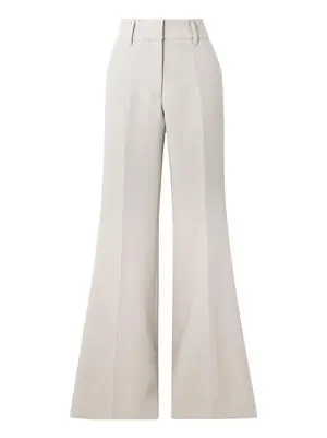 Gabriela Hearst Rhein Wool Flared Pants - Gray