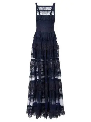Elie Saab Lace Gown - Blue