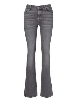 7 For All Mankind Soho Mid-rise Bootcut Jeans - Grey