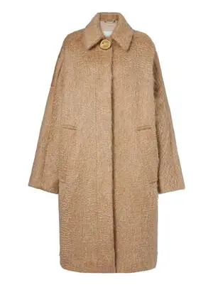 JOSEPH Alger Wool And Mohair-blend Coat - Beige