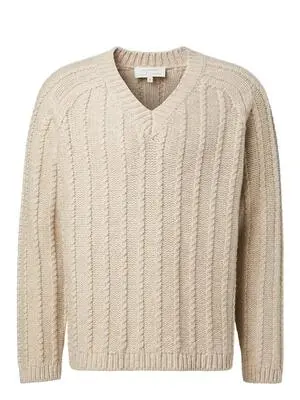 Studio Nicholson X Aaron Levine Sussex Virgin Wool Sweater - Beige