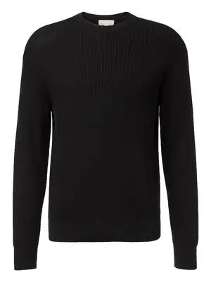 Studio Nicholson Wool-blend Crewneck Sweater - Black