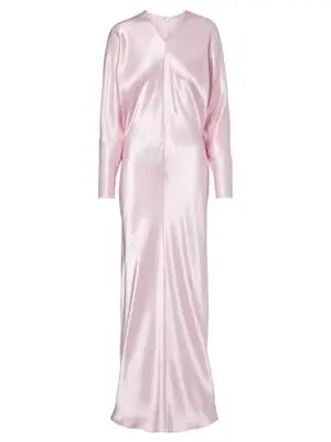 FFORME Naomi Satin Maxi Dress - Pink