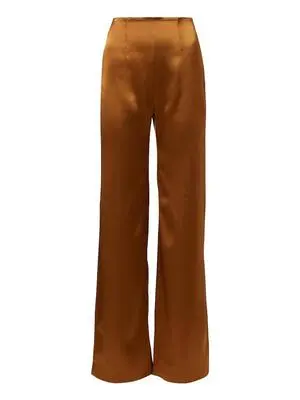 Galvan Sister Moon Wide-leg Pants - Brown