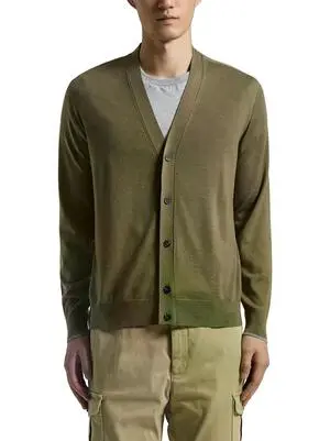 Peserico V-neck Cardigan - Green