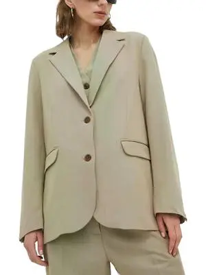 SAMSOE SAMSOE Ramona Buttoned Blazer - Green