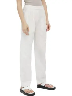 SAMSOE SAMSOE Pleated Trousers - White