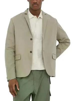 SAMSOE SAMSOE Buttoned Notched-lapels Blazer - Neutrals