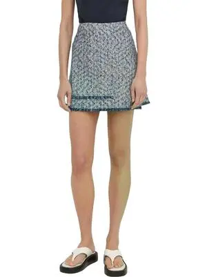 SAMSOE SAMSOE Salinez Mini Skirt - Blue