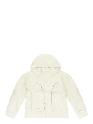 WHO DECIDES WAR BY EV BRAVADO Rippled Jacket - White