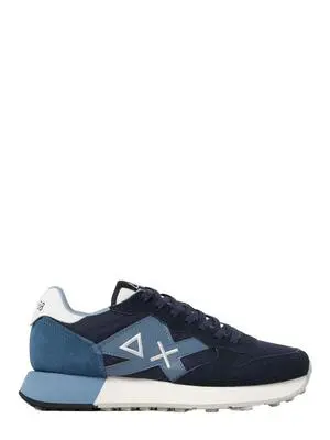 SUN 68 Lace-Up Sneakers Blue