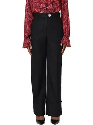 Malìparmi Wide Leg Trousers - Black