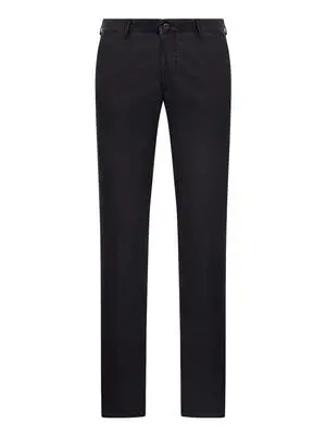 Incotex Straight Leg Pants - Black