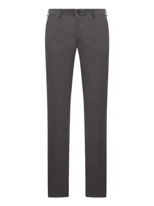 Incotex Straight Leg Pants - Grey 1
