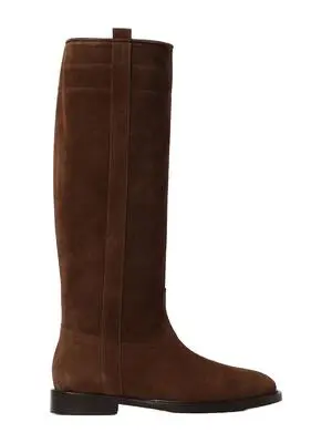 ANNA F. Knee High Boots - Brown