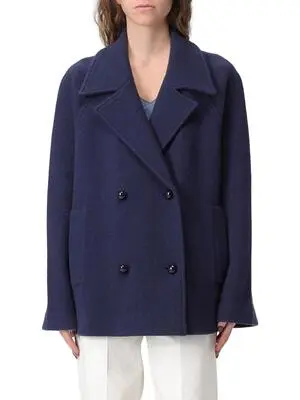 Emporio Armani Tailored Coat - Blue