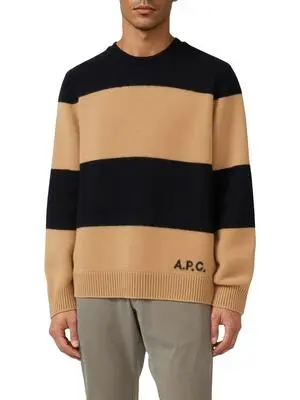 A.p.c. Striped Pullover Sweater - Multicolor