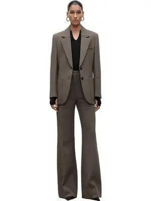 Victoria Beckham Black Katherine Jacket Khaki