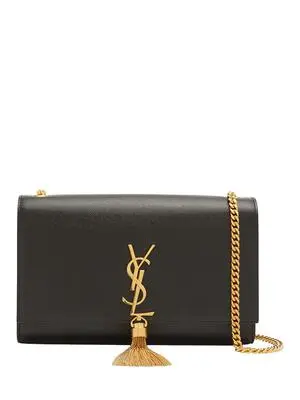 Saint Laurent Kate Wallet On Chain - Black