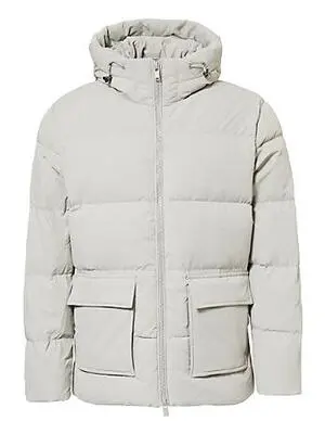 ARNE Hooded Puffer Parka - Stone