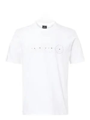 Paul Smith Circles Printed Cotton T-shirt - White