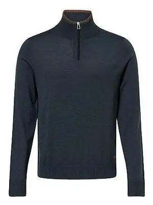 Paul Smith Long-sleeve Half-zip Merino Wool Jumper - Grey