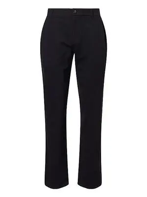 Paige Panmar Straight-leg Stretch-woven Trousers - Black