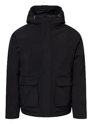 ARNE Flap-Pocket Padded Jacket Black
