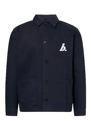BOUND Embroidered-Logo Cotton Chore Jacket