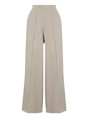 TALA Wide-leg Stretch-woven Jogging Bottoms - Pebble