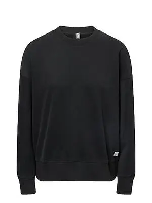 Vuori Cotton-blend Sedona Weekender Sweatshirt - Black