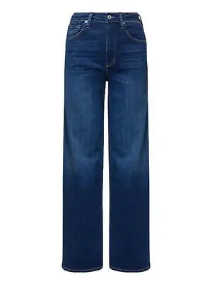 Citizens Of Humanity Lyra Wide-leg Cotton-blend Jeans - Masha (dk Indigo)