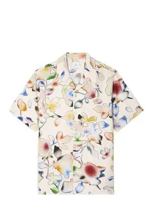 Paul Smith Good Fortune Floral' Short-sleeve Shirt - White