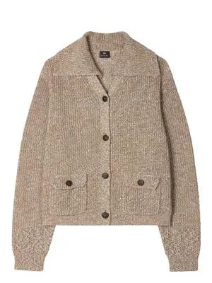 Paul Smith Knit Shawl Cardigan - White
