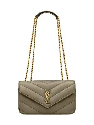 Saint Laurent Small Loulou Shoulder Bag - Green