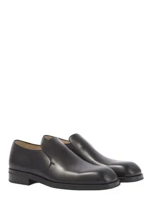 LEMAIRE Leather Slip-on Shoes - Black