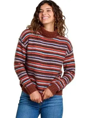 TOAD & CO Toddy T-neck Sweater - Gourd