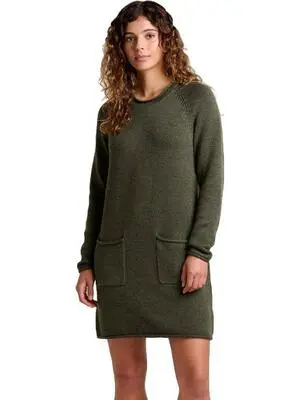 TOAD & CO Alpineglo Sweater Dress Olive