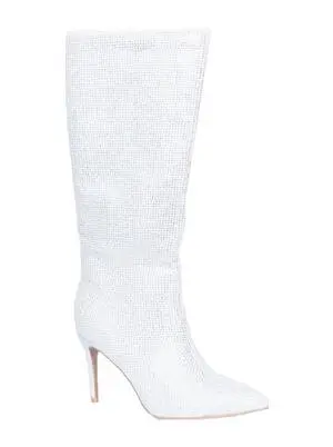 LAUREN LORRAINE Jemma Knee High Boots - Silver
